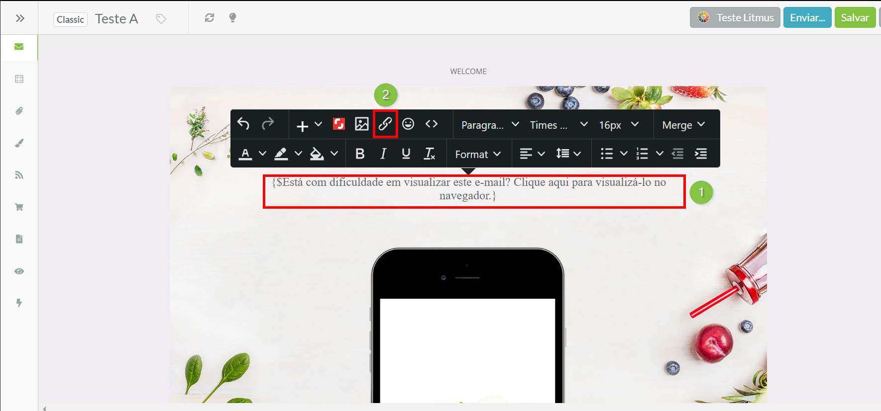 Adicionando Links "Ver no Navegador" aos E-mails - Saaspro